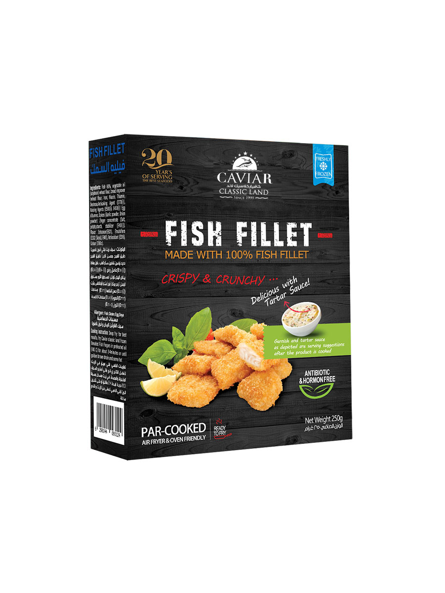 Fish Fillet (Made With 100% Fish Fillet) - Caviar Classic Land Seafood ...